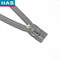 China #5 Resin Closed-End Zipper with Special Tooth and Colorful Fabric for Garment for sale