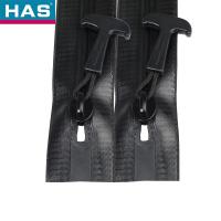 China #8 Waterproof Black Nylon Double Ended Zipper In Garment Or Bags for sale