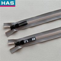 China #5 Nylon Invisible Zipper with Black Reflective Strip Colorful Paste for Clothing for sale