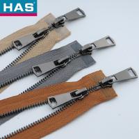 China #5 Double Open End Zipper Custom Black Nickle Brass Metal Zipper for sale
