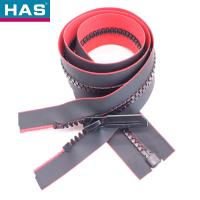 China #5 Waterproof Plastic Zipper PU Open End for Garment or Shoes for sale