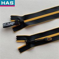 China #5 Nylon Invisible Zipper with Black Reflective Strip Colorful Paste for Clothing for sale