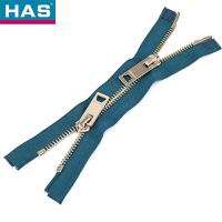 China Custom Two-Way Separator Rainbow-Colored Teeth Metal Zipper for Garment for sale