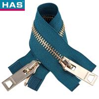 China Custom Two-Way Separator Rainbow-Colored Teeth Metal Zipper for Garment for sale