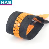 China #5 Resin Custom Open End Plastic Lightweight Zippers In Garment Or Bags for sale