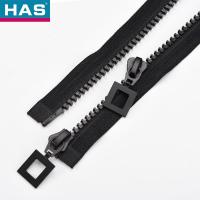 China #5 Resin Self-locking Down Plastic Zipper Fashion Open-end Zipper Tape for sale