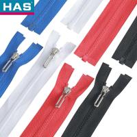 China Customized Slider Colorful Open-End Plastic Zipper Made of Resin for sale