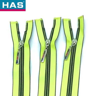 China #3 #5 #8 Nylon Teeth Open End Waterproof Zipper for Garment or Bags for sale