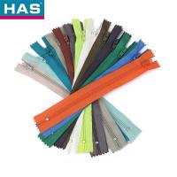 China #3 Nylon Zipper Close-End Colorful Polyester Fabric Tape Apparel Zippers for sale