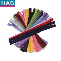 China #3 Nylon Zipper Close-End Colorful Polyester Fabric Tape Apparel Zippers for sale
