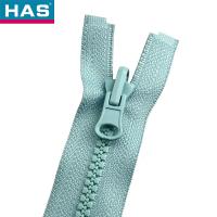 China #5 Custom Long Zipper Plastic Open End Jacket Resin Zipper for Garment for sale