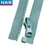 China #5 Custom Long Zipper Plastic Open End Jacket Resin Zipper for Garment for sale