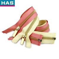 China #5 Nylon Zipper Gold Colorful Electroplating Teeth Gold Garment Or Bags Using for sale