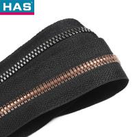 China #5 Eco-Friendly Matt Silver Metal Resin Zipper for Shoes or Garment for sale