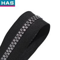 China #5 Plastic Zipper with Open-end and Square Letter Teeth For Clothing for sale