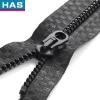 China #5 Resin Zipper with Close-end and Black Plastic Strip For suitcase for sale