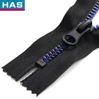 China #5 Resin Close-end Zipper with Black Plastic Rubber Teeth For Coat for sale