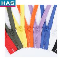 China #5 Vislon Zipper with Close-end and colored dental floss teeth for Luggage or Pocket for sale