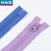 China #5 Vislon Zipper with Close-end and colored dental floss teeth for Luggage or Pocket for sale