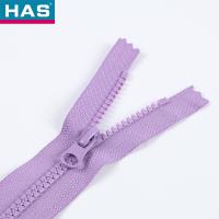 China #5 Vislon Zipper with Close-end and colored dental floss teeth for Luggage or Pocket for sale
