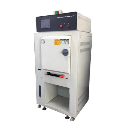China Stainless Steel Circular Lining Design High Pressure Accelerated Aging Tester for sale
