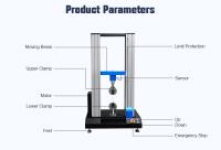 China Double Column Mechanical Tensile Testing Machines , AC Motor / 20KN Computer Control for sale