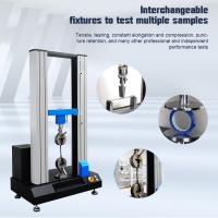 China Double Column Mechanical Tensile Testing Machines , AC Motor / 20KN Computer Control for sale