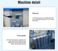 China Automatic Furniture Testing Machines , Chair Vertical Force Durability Tester Manufacturer for sale