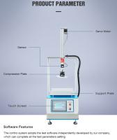 China LCD Display Controllable Foam Compression Recovery Time Tester Servo Motor Drive for sale