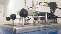 China Thermal Deformation Plastic Testing Machine , PC Vicat Softening Point Tester for sale