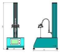 China HD Hose Tensile Life Testing Machine Toilet Plumbing Hose Tester for sale