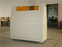 China Steel Plate UV Aging Test Chamber , Lamp Fabric UV Accelerated Weathering Testing Machine for sale
