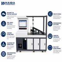 China HAIDA Slip Resistance Tester Shoe Sole Friction Coefficient Testing Machine ISO 13287 ASTM F2913 Shoe Testing Equipment for sale
