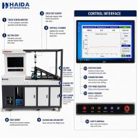 China HAIDA Slip Resistance Tester Shoe Sole Friction Coefficient Testing Machine ISO 13287 ASTM F2913 Shoe Testing Equipment for sale