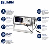 China HAIDA Footwear Antistatic Electrical Tester Shoe Resistance Testing Machine ISO 20344 5.10 Standard Shoe Testing Equipment for sale