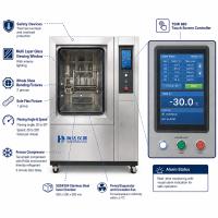 China HAIDA Whole Shoe and Sole Flex Freezing Tester Low Temperature Flexing Testing Machine GB ISO 20344 Standard Equipment for sale