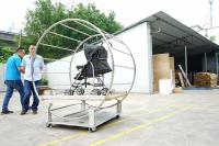 China Manual Strollers Testing Machine Baby Carriages 100 ° Turntable for sale