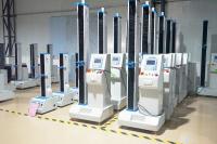 China Single Column Leather Tensile Testing Machines 2KN With Microcomputer Display for sale