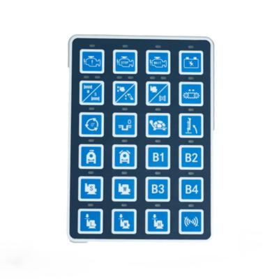 China PH1501 Rotary Drilling Control Panel with 24 Buttons and 16 Analog Inputs for Machinery CAN Bus Systems for sale