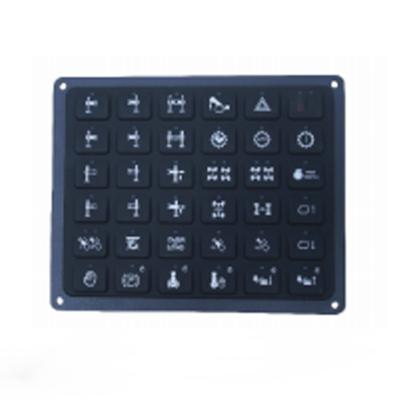 China JC-SP6X6-A Off-Road Crane Switch Panel with 2-Channel CANBus and IP67 Protection Rating for sale