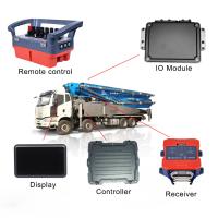 China Pump Truck Remote Control Display IO Module Controller Set with 100m Range and Real-Time Monitoring for sale
