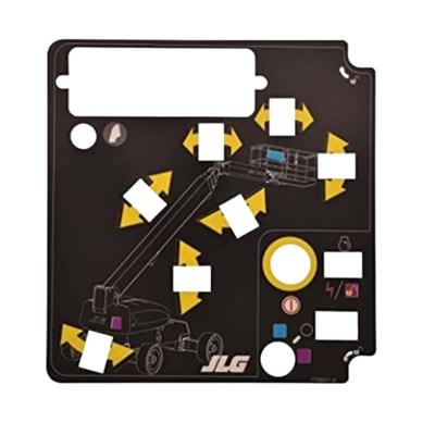 China JLG 1706911 Decal Sticker for Boom Lift Platform Control Panel UV-Resistant 5x11.4m for sale