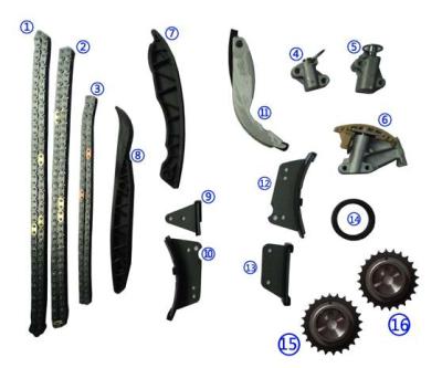 China HYUNDAI/KIA Modern Solanto/2.5T 2008 Overhaul Package Complete Seal Set for sale