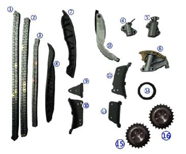 China HYUNDAI/KIA /2.5T 2008 D4CB Engine Overhaul Package Engine Seal Kit for sale