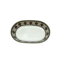 China Rectangle 8 Inch Melamine Meat Plate For Home And Restaurant for sale