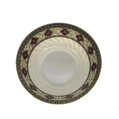 China Round Ripple Melamine Bowls Home / Restaurant 7 Inch 531 Series for sale