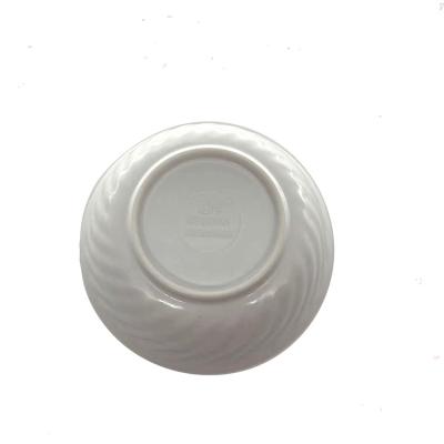 China OEM 8 Inch Melamine Soup Bowl Ripple Tasteless Round For Home for sale