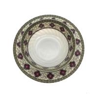 China OEM 8 Inch Melamine Soup Bowl Ripple Tasteless Round For Home for sale