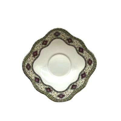 China Petal 6 Inch Melamine Salad Plate Durable For Indoor And Outdoor Use for sale