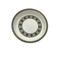 China Eco Friendly Unbreakable Melamine Dinner Plates Durable Melamine Soup Plate for sale